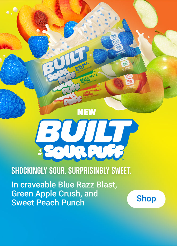 Shop BUILT Puff Bars | Protein Puffs | BUILT