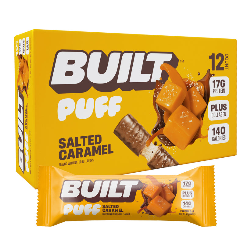 Salted Caramel Protein Puff | 12 Ct. Box | BUILT
